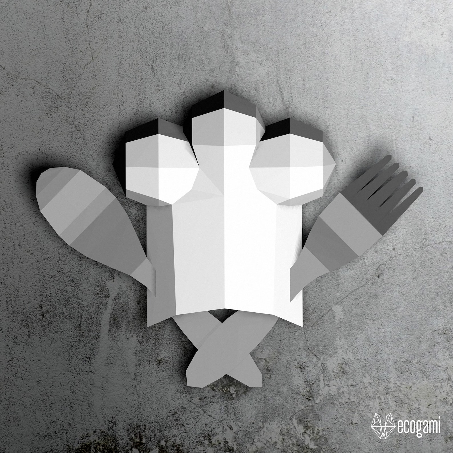 Chef Hat Papercraft Sculpture Printable 3D Puzzle Papercraft - Etsy