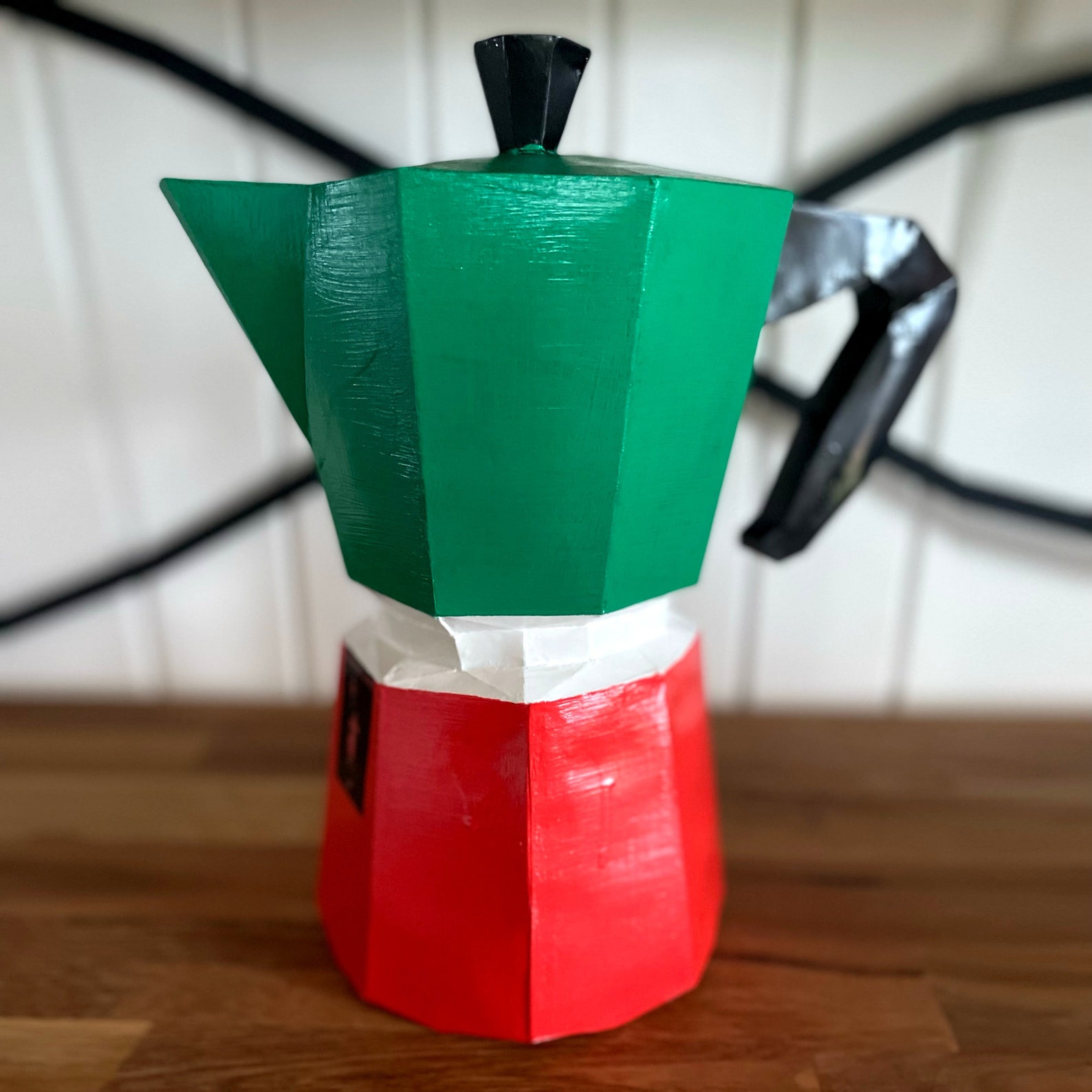 Moka Pot, Italian Coffee Maker Papercraft Sculpture, Printable 3D ...