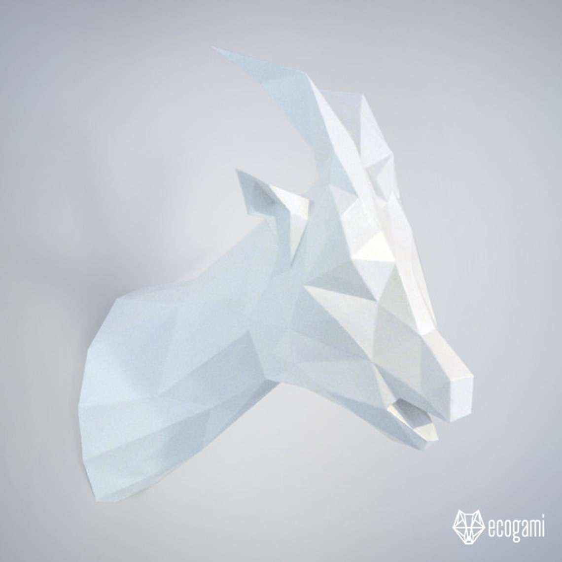 Goat Papercraft Trophy Printable 3D Puzzle Papercraft Pdf - Etsy UK