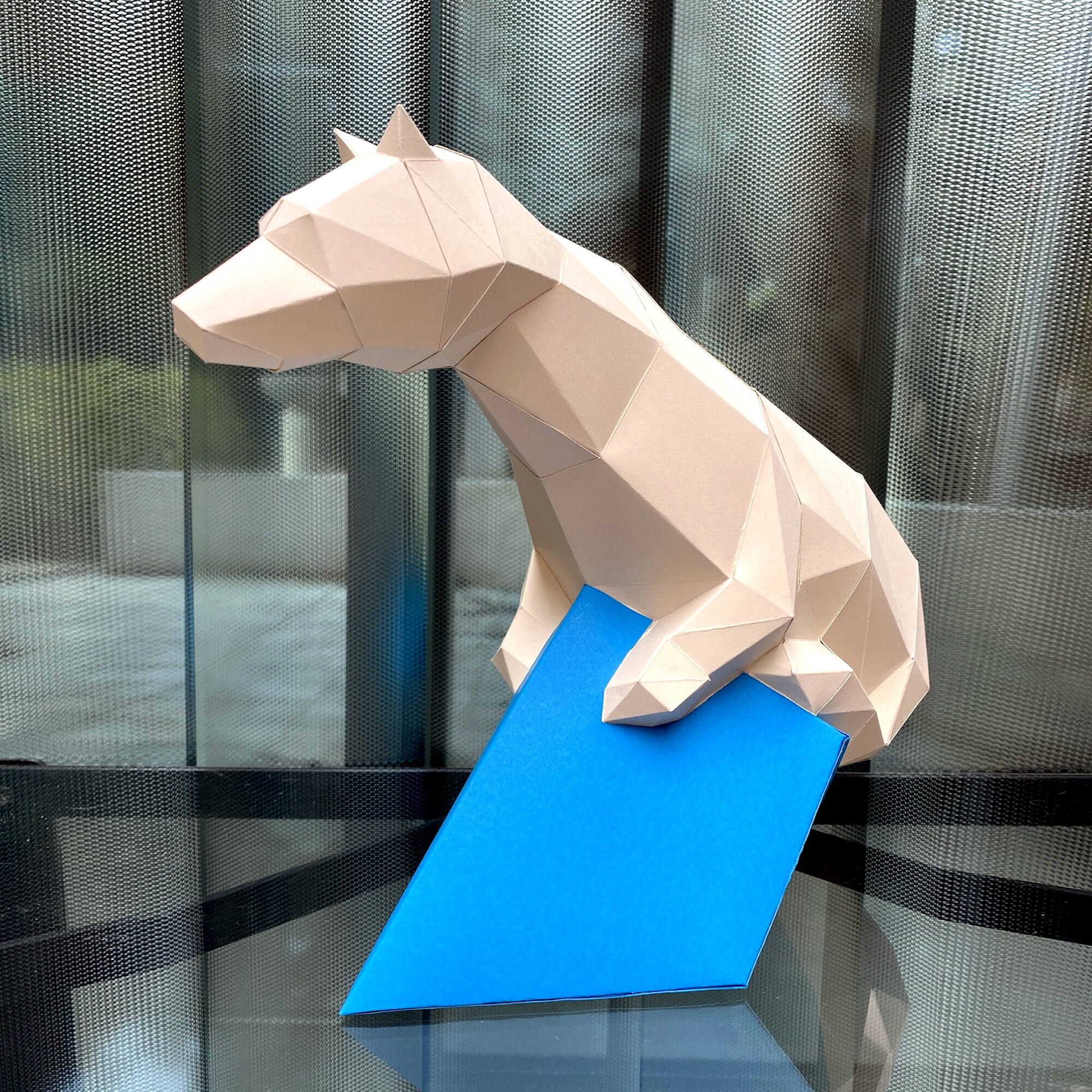 Polar Bear Papercraft Sculpture Printable 3D Puzzle - Etsy