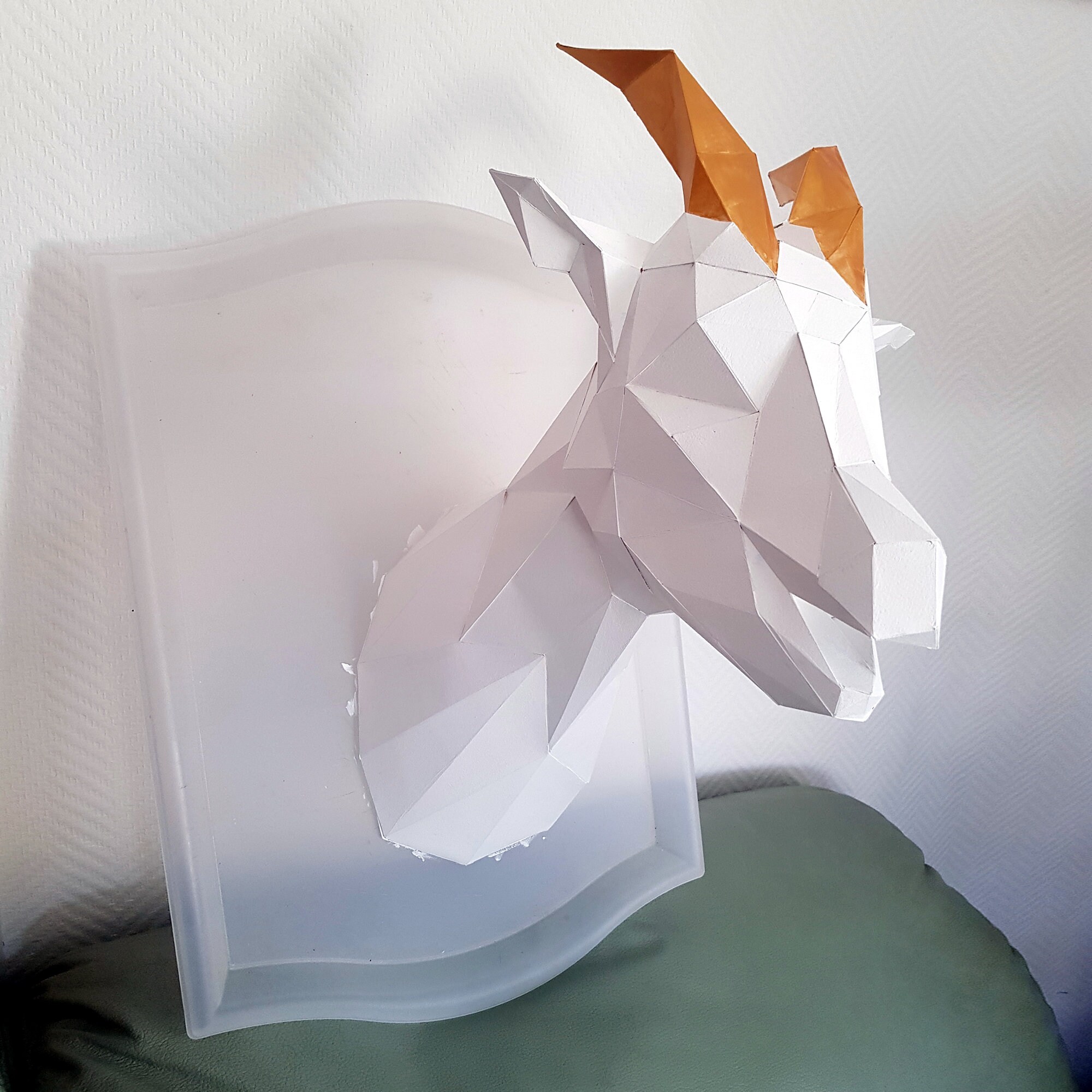 Goat Papercraft Trophy Printable 3D Puzzle Papercraft Pdf - Etsy UK