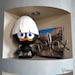 Calimero the Black Chicken Papercraft Sculpture, Printable 3D Puzzle ...