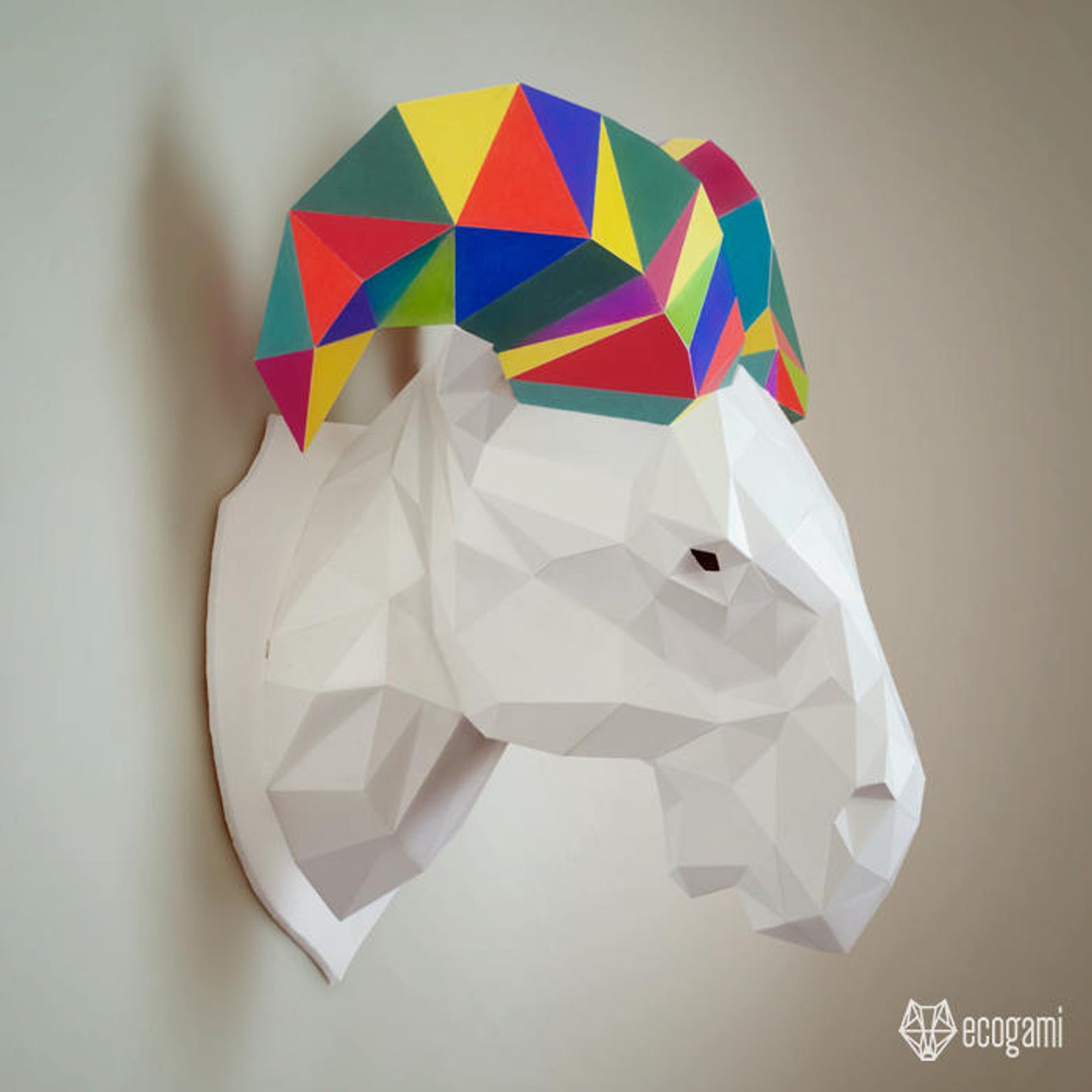 Ram Papercraft Trophy Printable 3D Puzzle Papercraft Pdf - Etsy