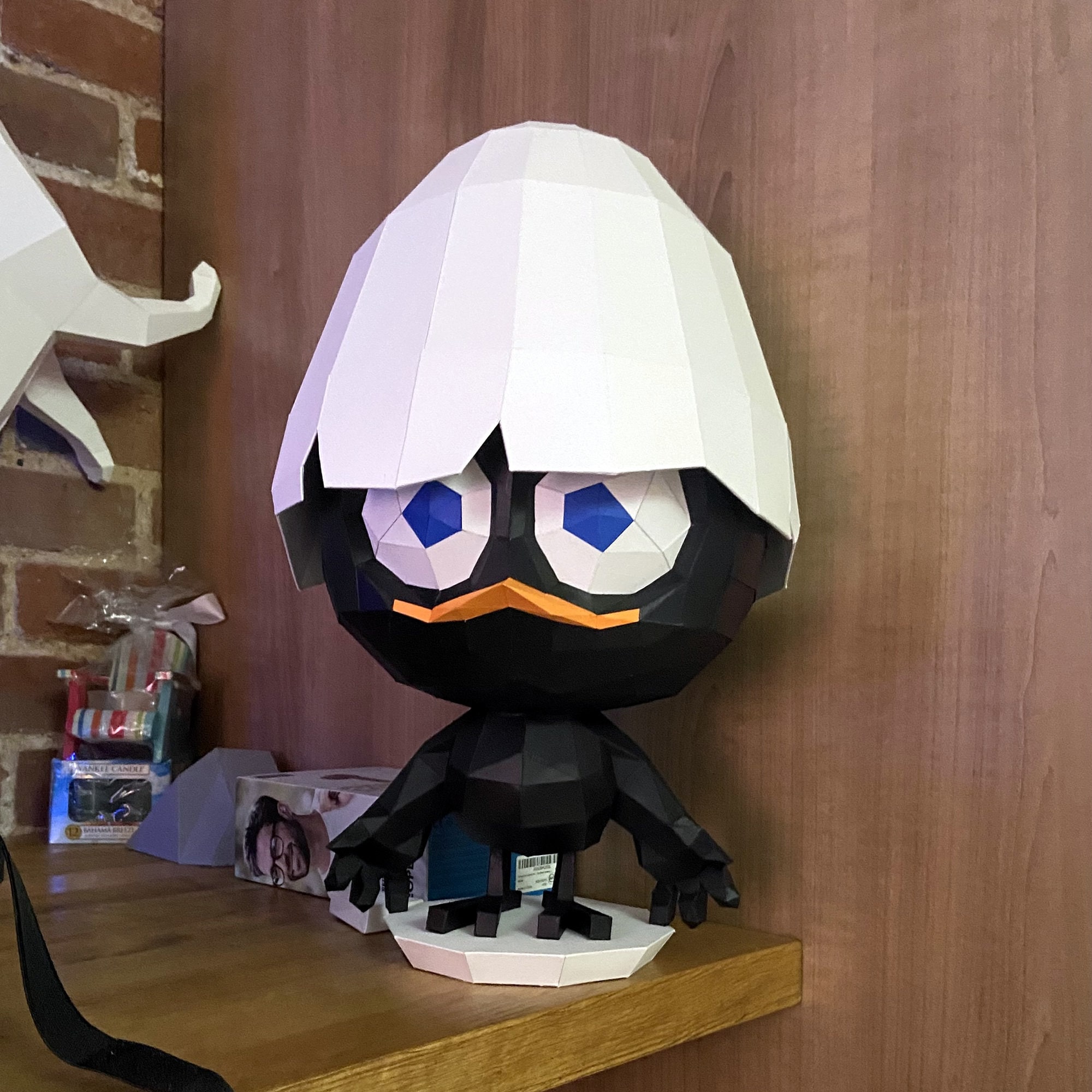 Calimero the Black Chicken Papercraft Sculpture Printable 3D - Etsy