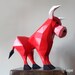 Bull Papercraft Template PDF, DIY 3D Bull Paper Sculpture, Printable ...