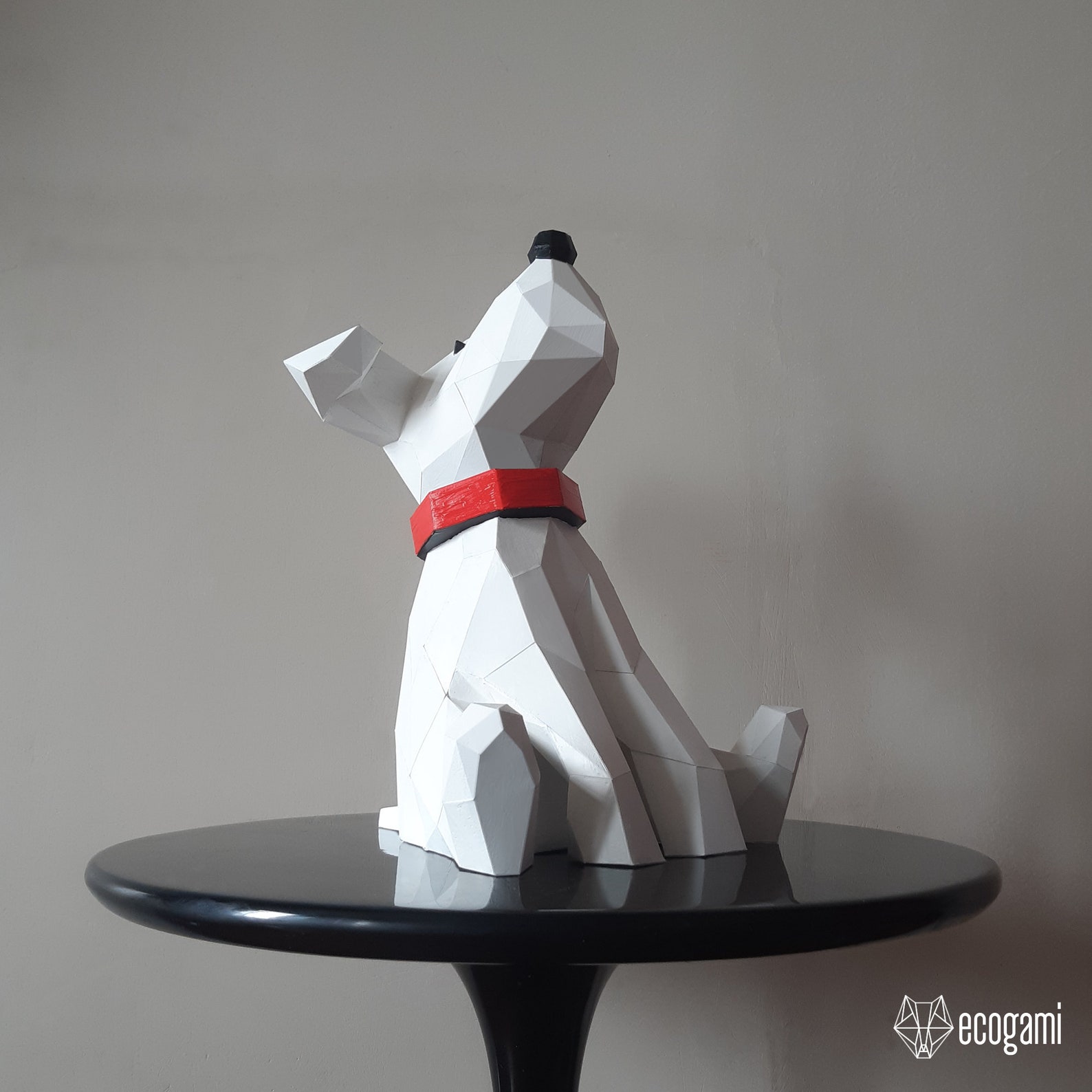 Cute Puppy Papercraft Sculpture Printable 3D Puzzle - Etsy