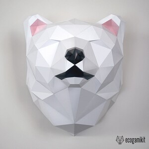 Bear Sculpture Papercraft 3D, Craft Kit for Adults, Puzzle to Make Your ...