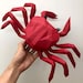 Crab Papercraft Sculpture, Printable 3D Puzzle, Papercraft Pdf Template ...