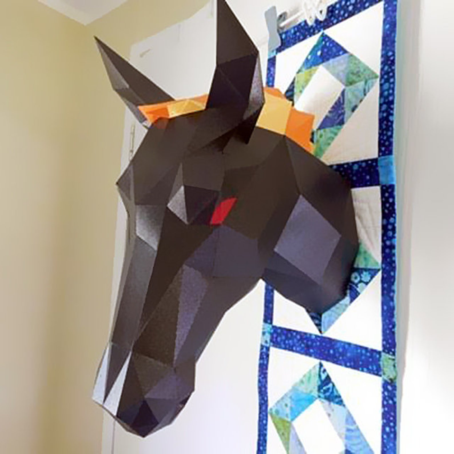 Horse Papercraft Sculpture Printable 3D Puzzle Papercraft - Etsy Canada