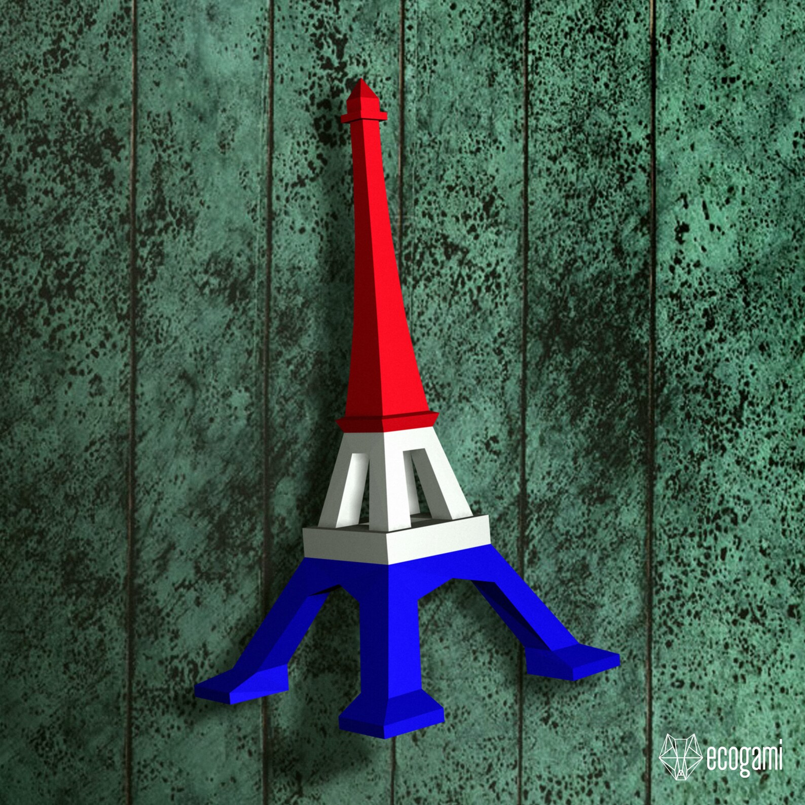 Eiffel Tower Papercraft Trophy Printable 3D Puzzle - Etsy