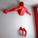 Falling Man Papercraft Sculpture, Printable 3D Puzzle, Papercraft Pdf ...