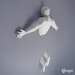 Falling Man Papercraft Sculpture, Printable 3D Puzzle, Papercraft Pdf ...
