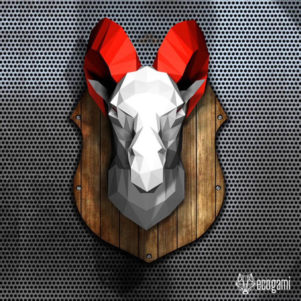 Ram Papercraft Trophy Printable 3D Puzzle Papercraft Pdf - Etsy