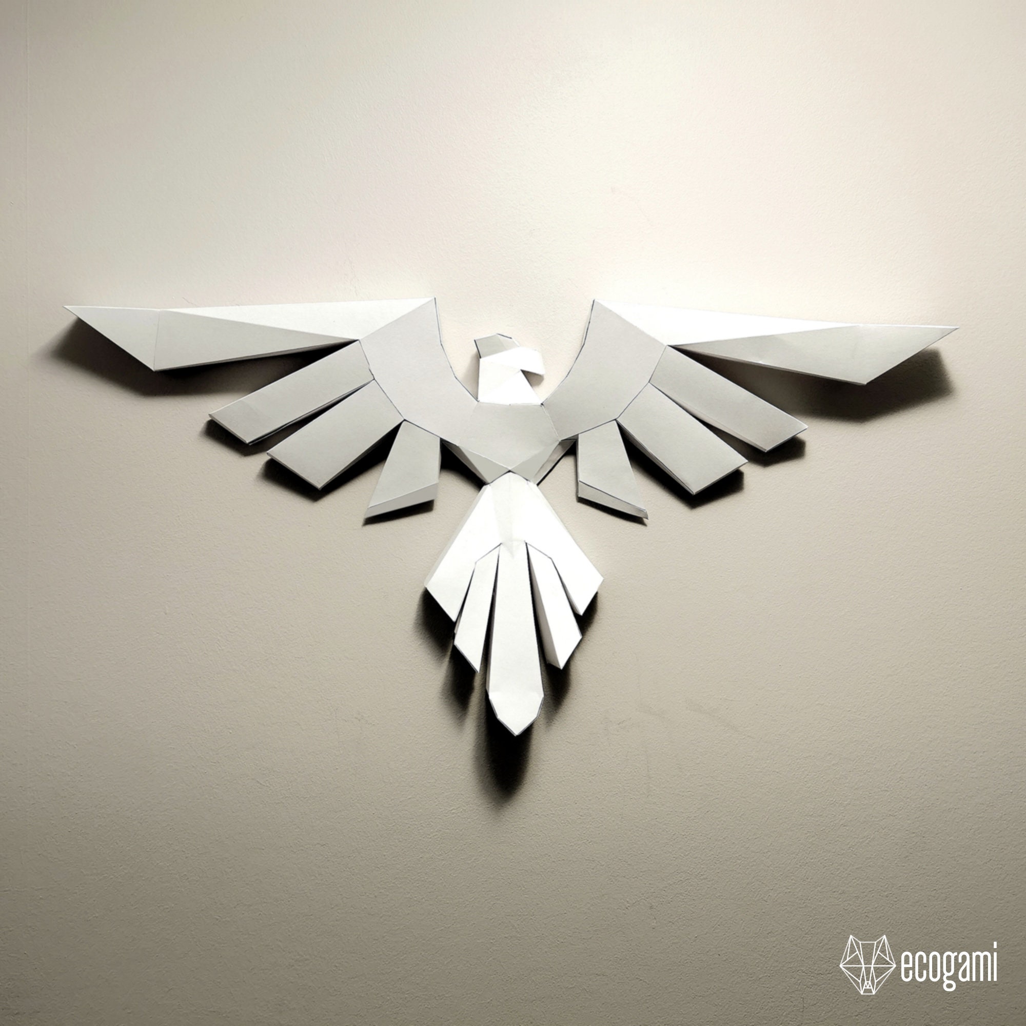 Eagle Phoenix Papercraft Sculpture Printable 3D Puzzle - Etsy