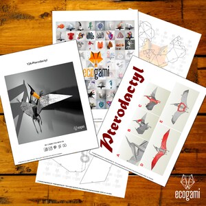 Pterodactyl Papercraft Template PDF, DIY Dinosaur Wall Sculpture 3D ...