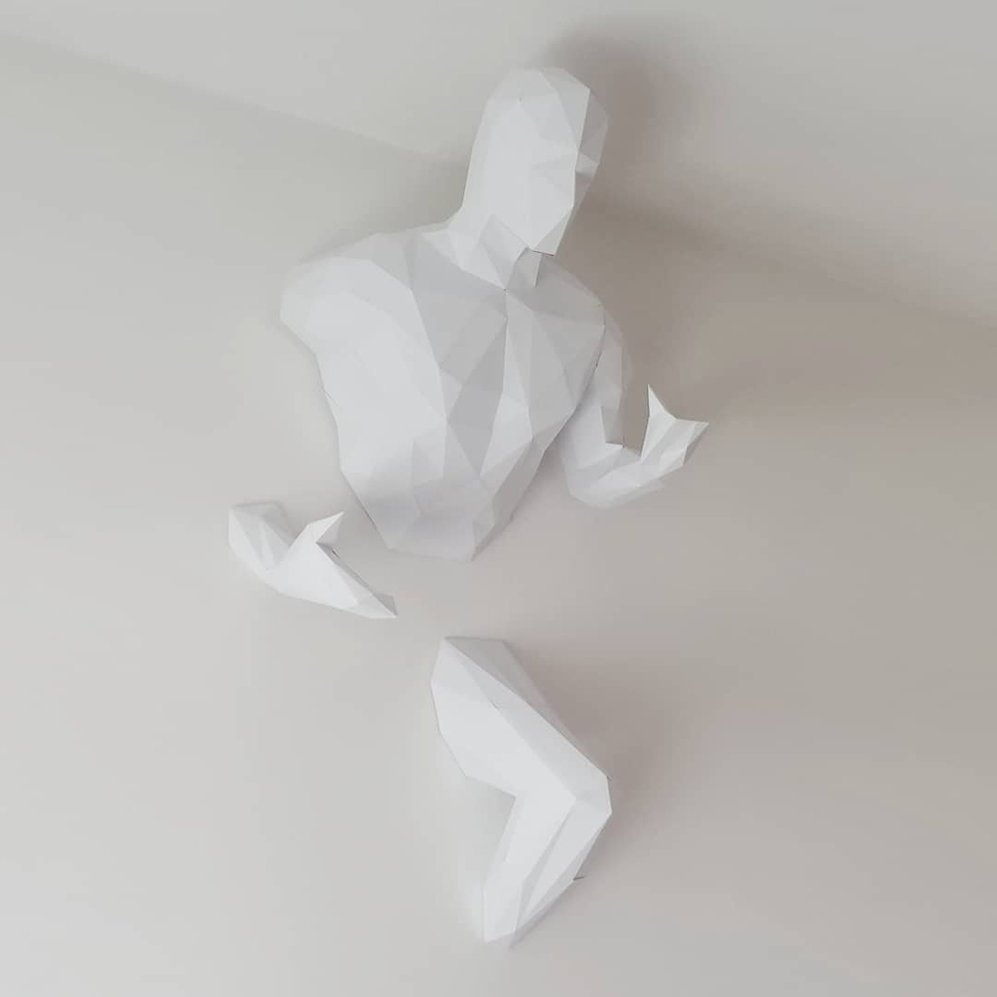 Running Man Papercraft Trophy Printable 3D Puzzle Papercraft | Etsy