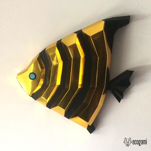 TROPICAL FISH PUZZLE | Pdf Fish Papercraft | Pdf Fish Sculpture ...