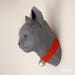Cat Head Papercraft Sculpture, Printable 3D Puzzle, Papercraft Pdf ...