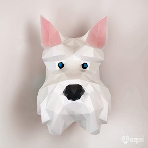 Scottie Papercraft Sculpture, Printable 3D Puzzle, Papercraft Pdf ...