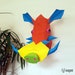 Wild Boar Head Papercraft Sculpture, Printable 3D Puzzle, Papercraft ...