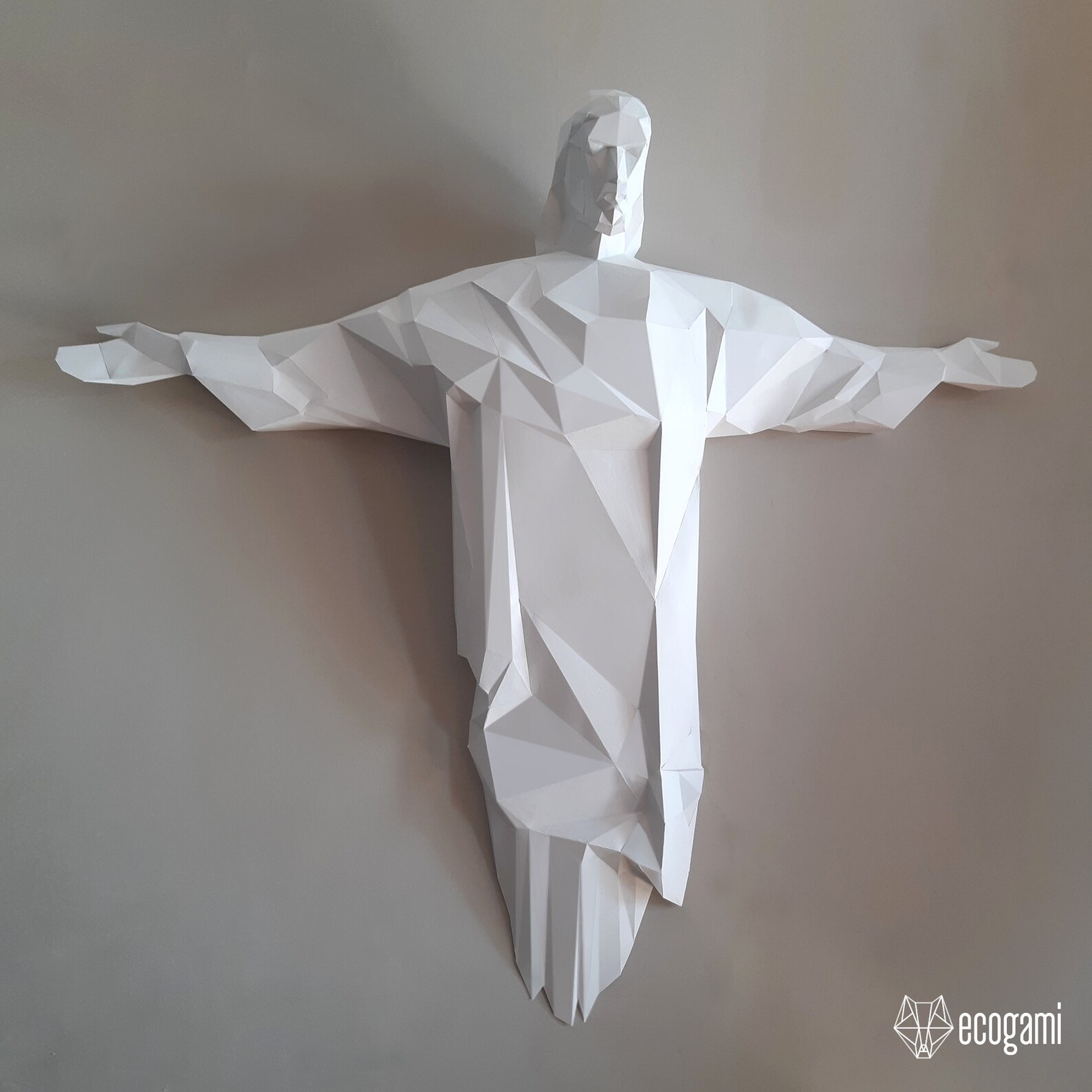 Christ the Redeemer Papercraft Sculpture Printable 3D Puzzle | Etsy Canada