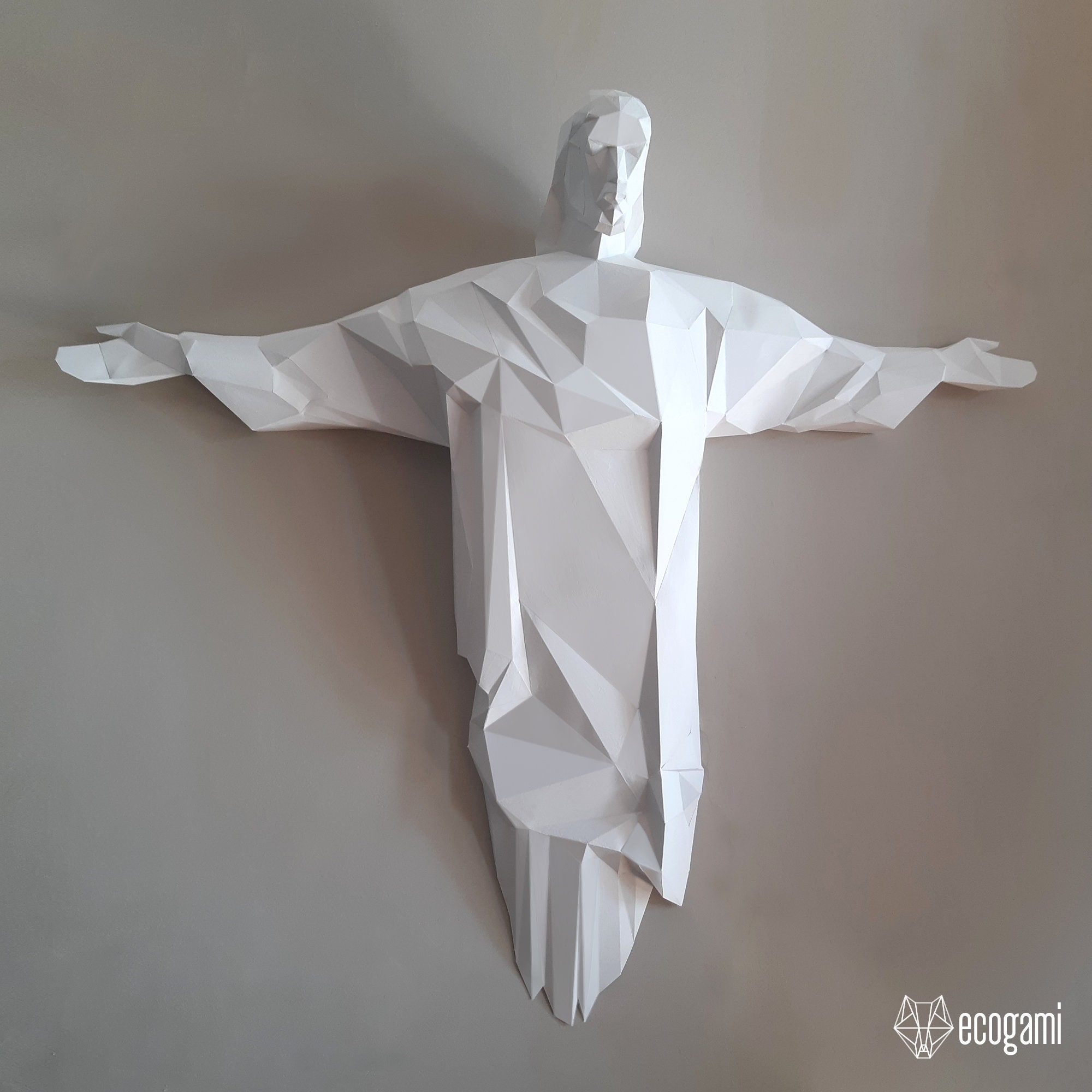Christ the Redeemer Papercraft Sculpture Printable 3D Puzzle - Etsy