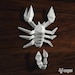 Scorpion Papercraft Sculpture Printable 3D Puzzle Papercraft - Etsy