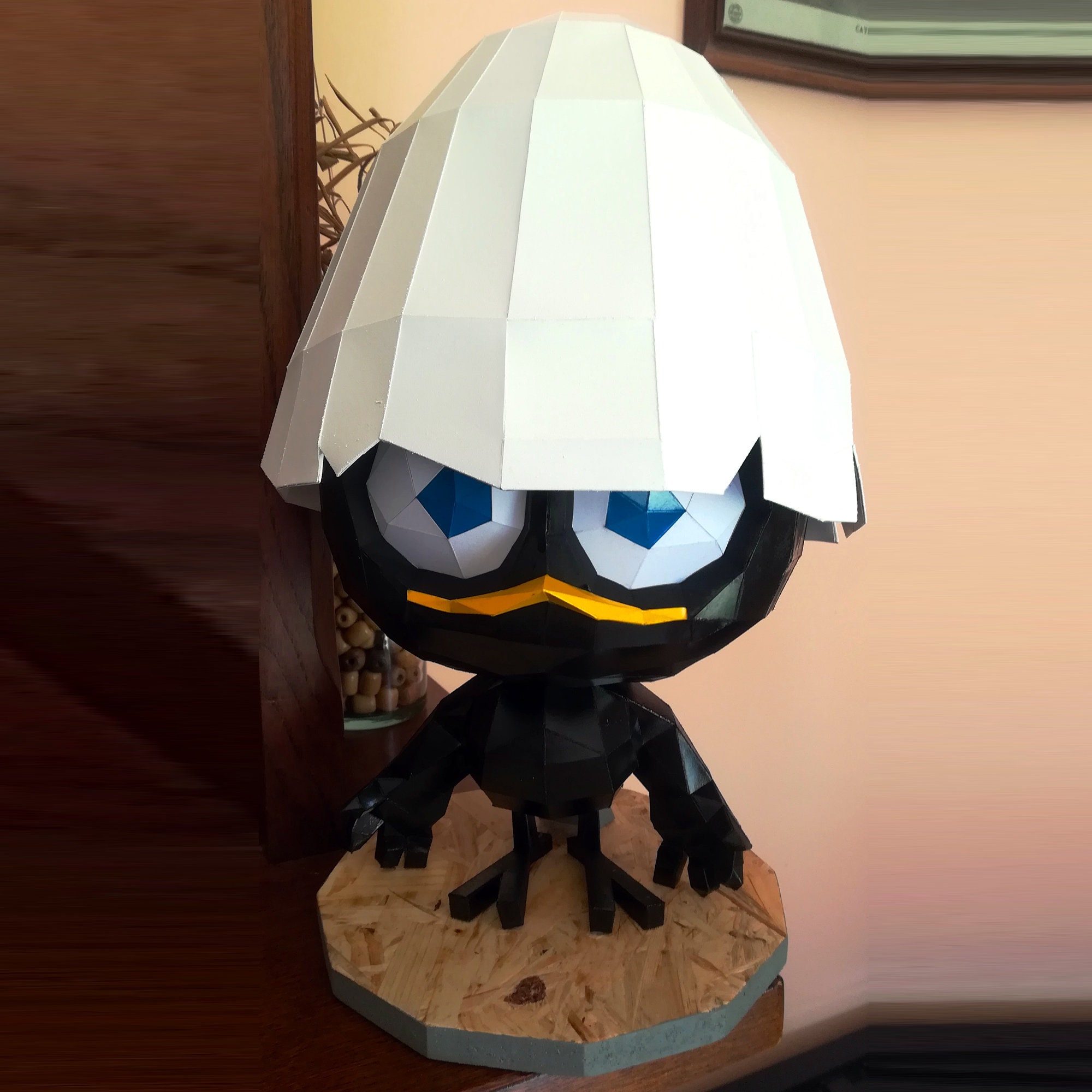 Calimero the Black Chicken Papercraft Sculpture Printable 3D - Etsy