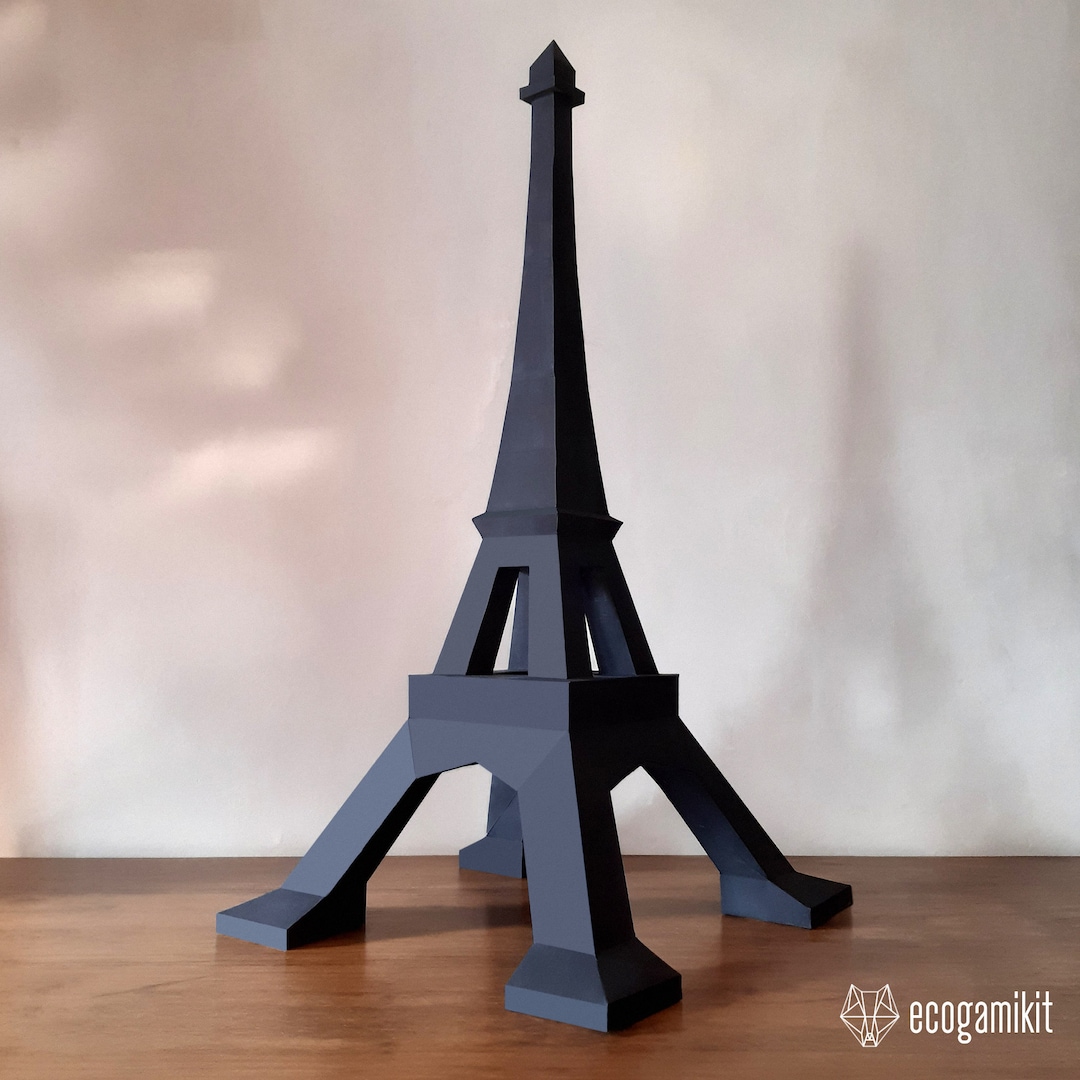 Eiffel Tower Sculpture Papercraft 3D, Craft Kit for Adults, Puzzle to ...