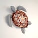 Sea Turtle Papercraft Sculpture, Printable 3D Puzzle, Papercraft Pdf ...