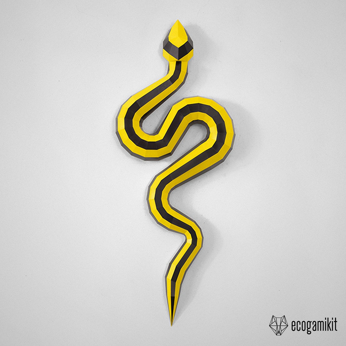 Snake Sculpture Papercraft 3D, Craft Kit for Adults, Puzzle to Make ...