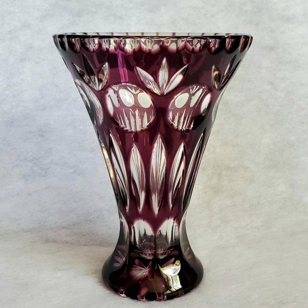 Vintage Nachtmann Bleikristallwerke Bamberg Pattern Amethyst Crystal ...