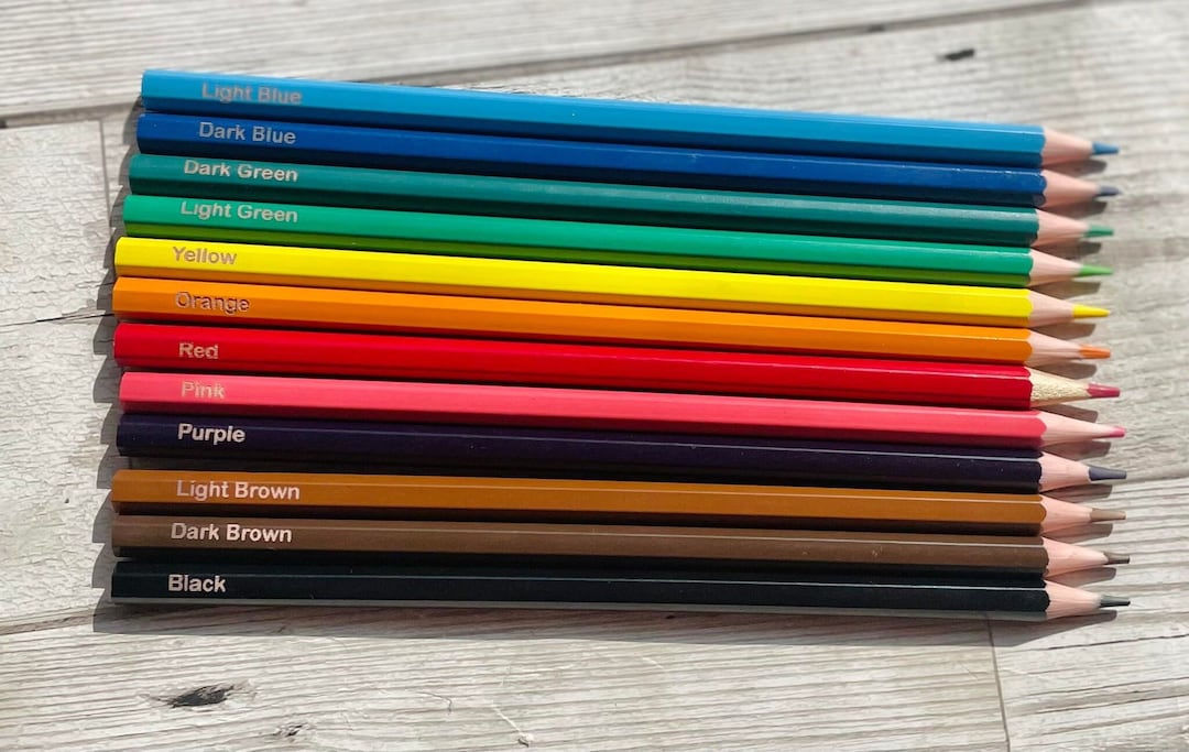 Colour Blind Pencils | Set of 12 Colouring Pencils for Colour Blindness ...
