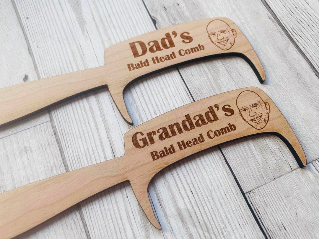 Bald Head Comb | Jokey Present for Bald Men | Funny Gifts for Men ...