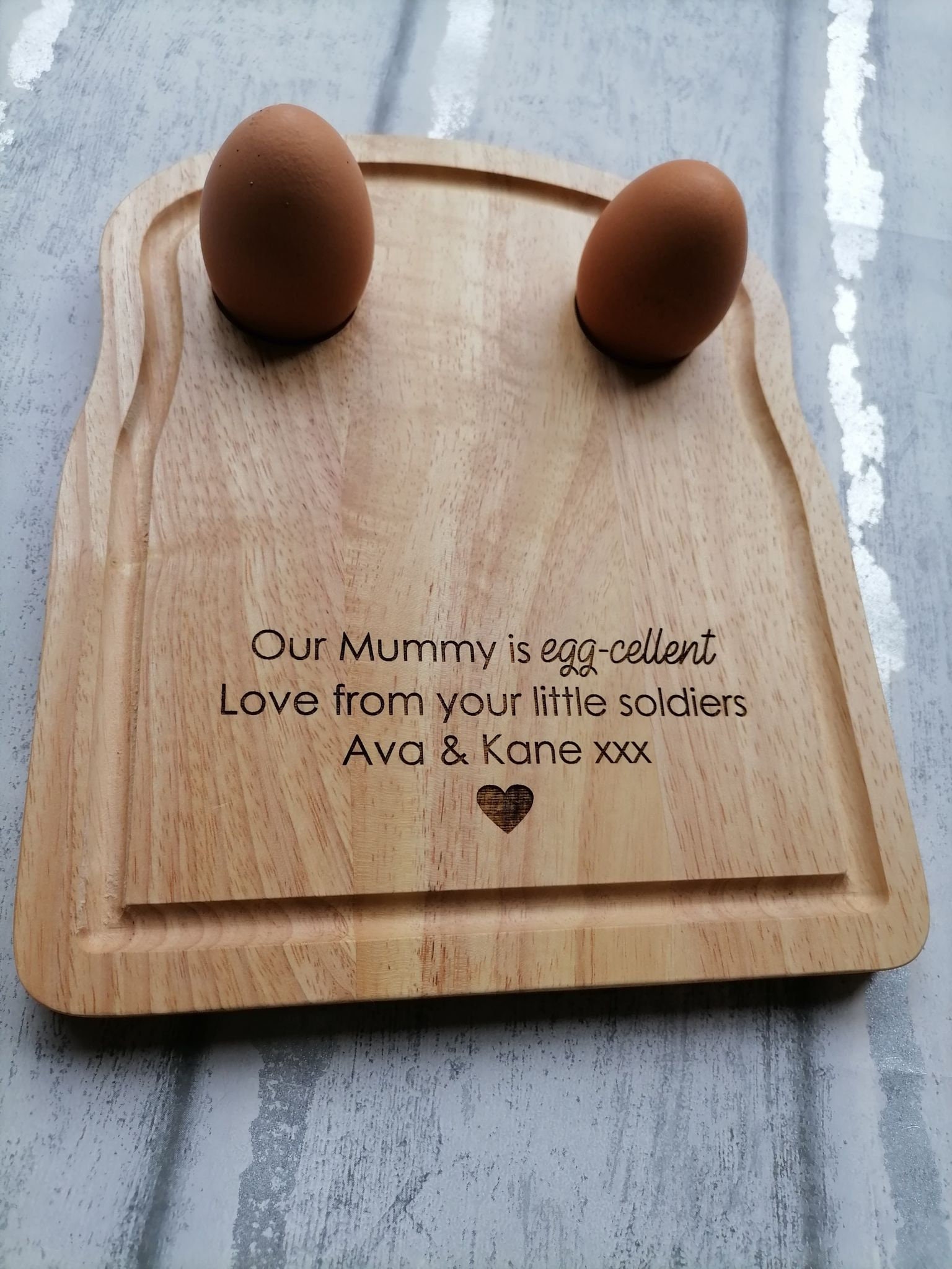 Wooden Egg Board Breakfast Board Dippy egg and solider board | Etsy