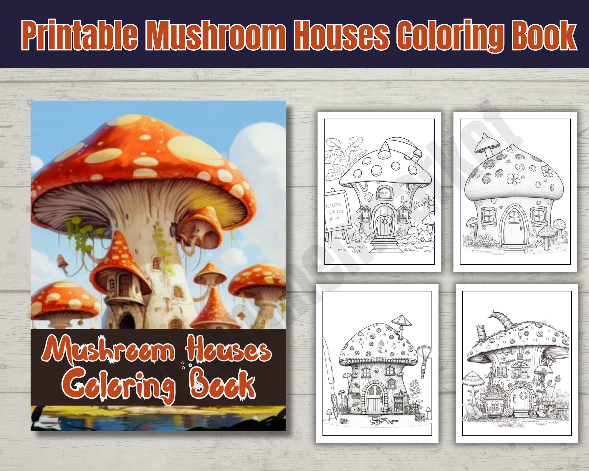 Printable & Editable Coloring Book, Kids Activity Book, Kids Coloring ...