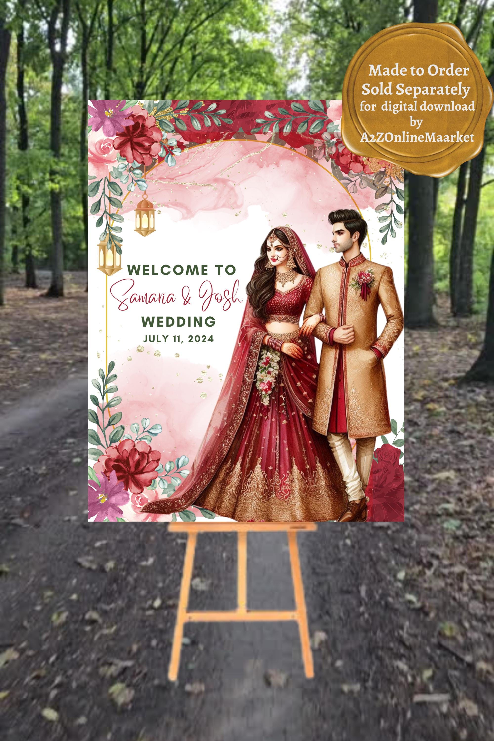 Indian Wedding Program Template, Editable Hindu Wedding Program, Hindu ...