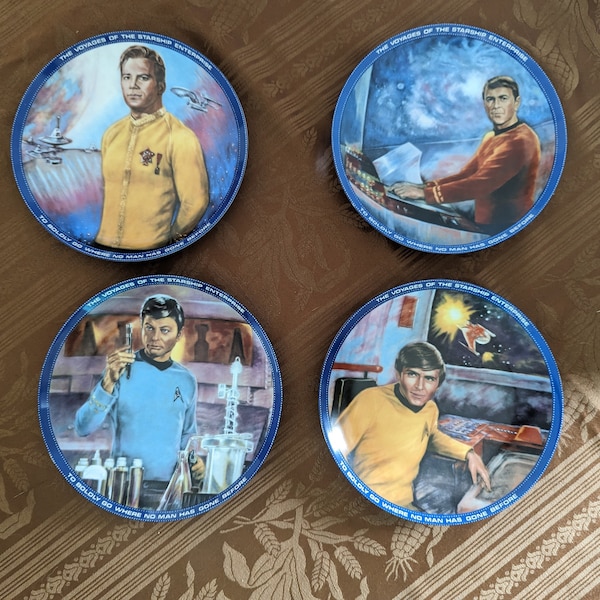 The Hamilton Star Trek Collection Plates - Etsy