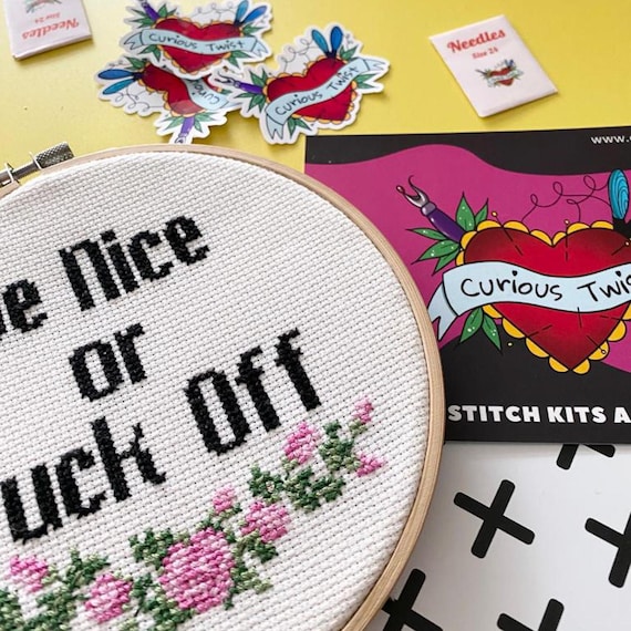 Needlepoint Memes Gnome Cross Stitch Pattern PDF Funny Cross Stitch