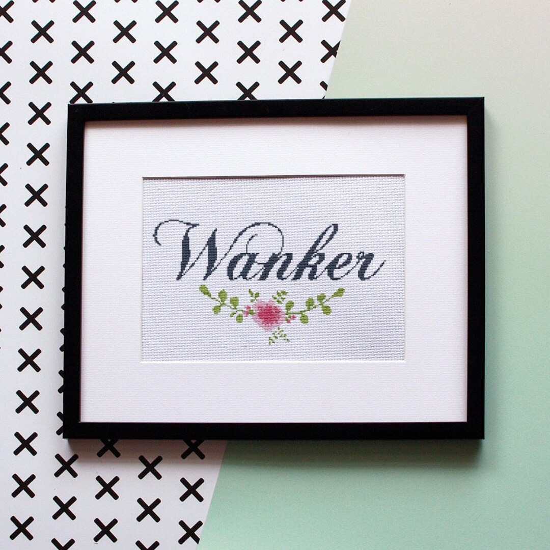 Rude Cross Stitch Pattern PDF, Digital Download - Etsy