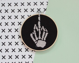 Middle Finger Stitch - Etsy