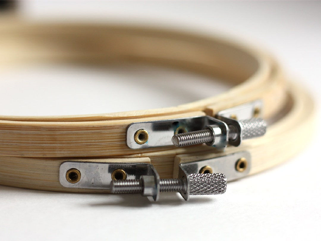 Bamboo Embroidery Hoop, 5 Inch Hoop or 6 Inch Hoop, Cross Stitch Ring ...