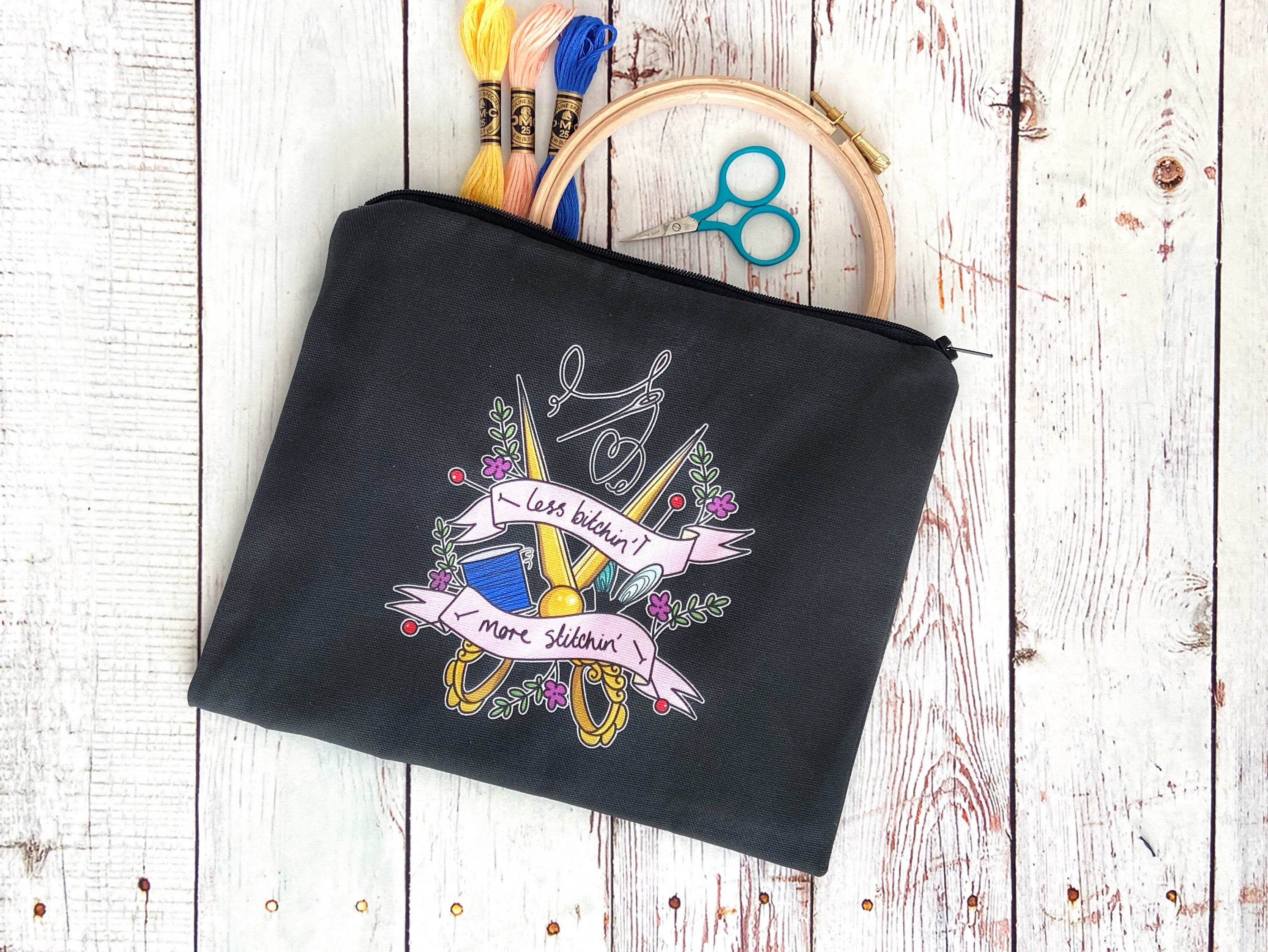 Cross Stitch Project Bag Embroidery Project Bag Sewing Gifts - Etsy