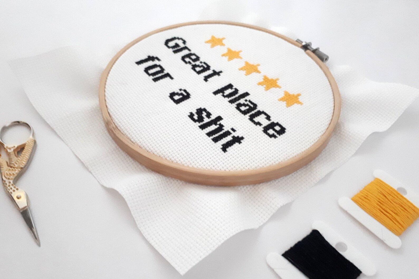 Rude Cross Stitch Kit Beginner Funny Bathroom Signs Mature. - Etsy
