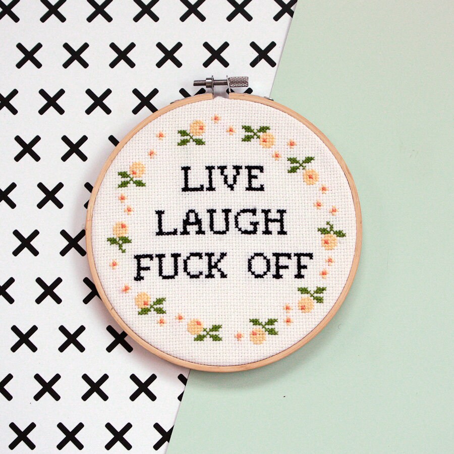 Funny Cross Stitch Pattern PDF Sassy Cross Stitch - Etsy