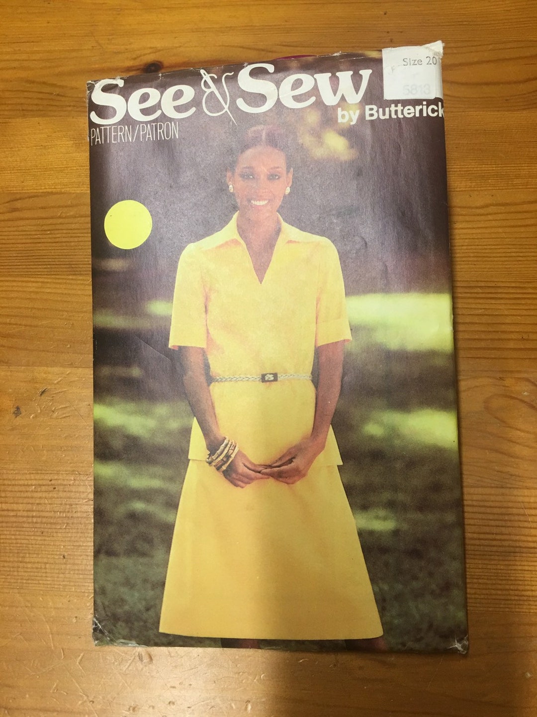 Vintage See and Sew Pattern for a Skirt and Top by Butterick - Etsy