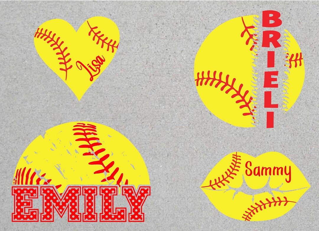 Softball Stickers and Car Decals/ Sticker - Etsy