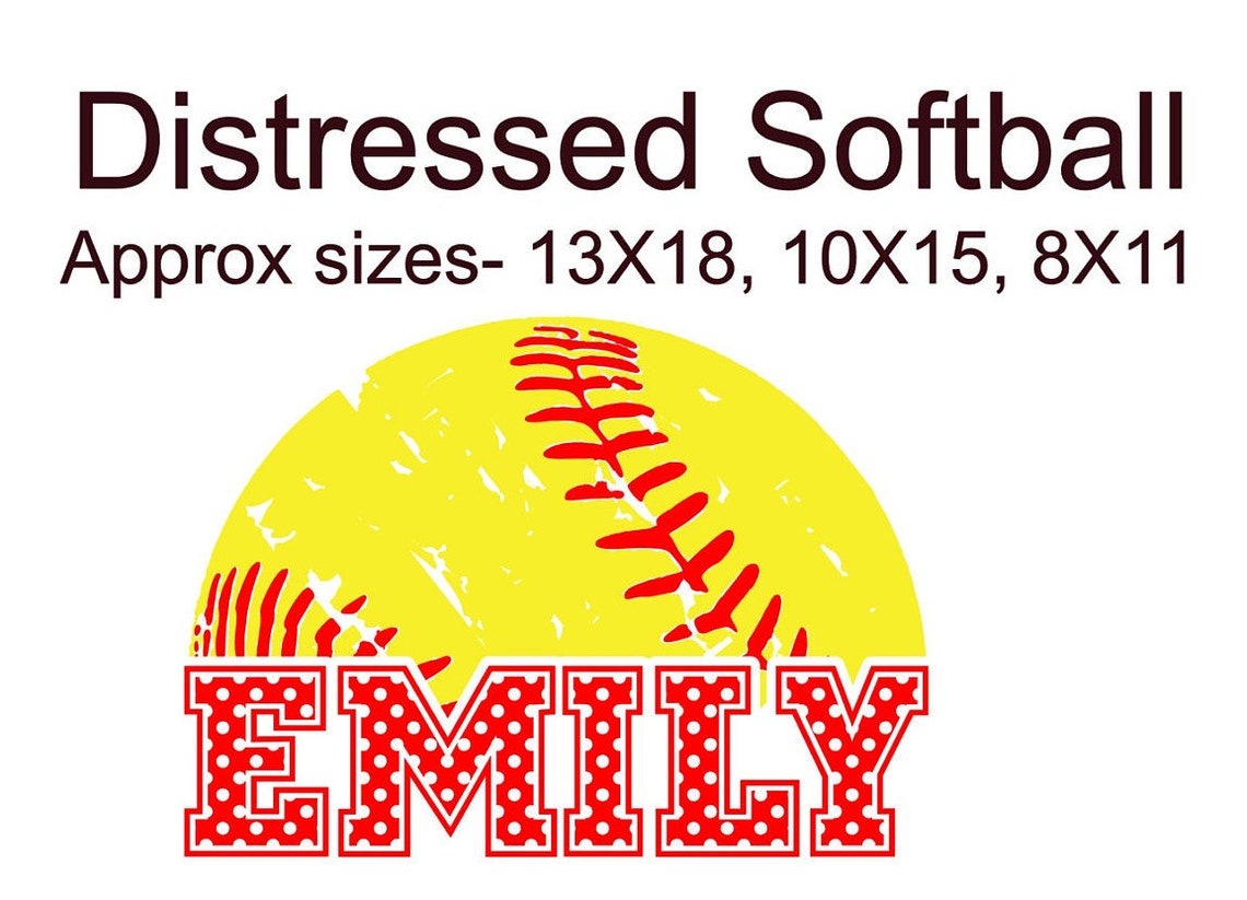 Softball Wall Decal/ Sticker - Etsy