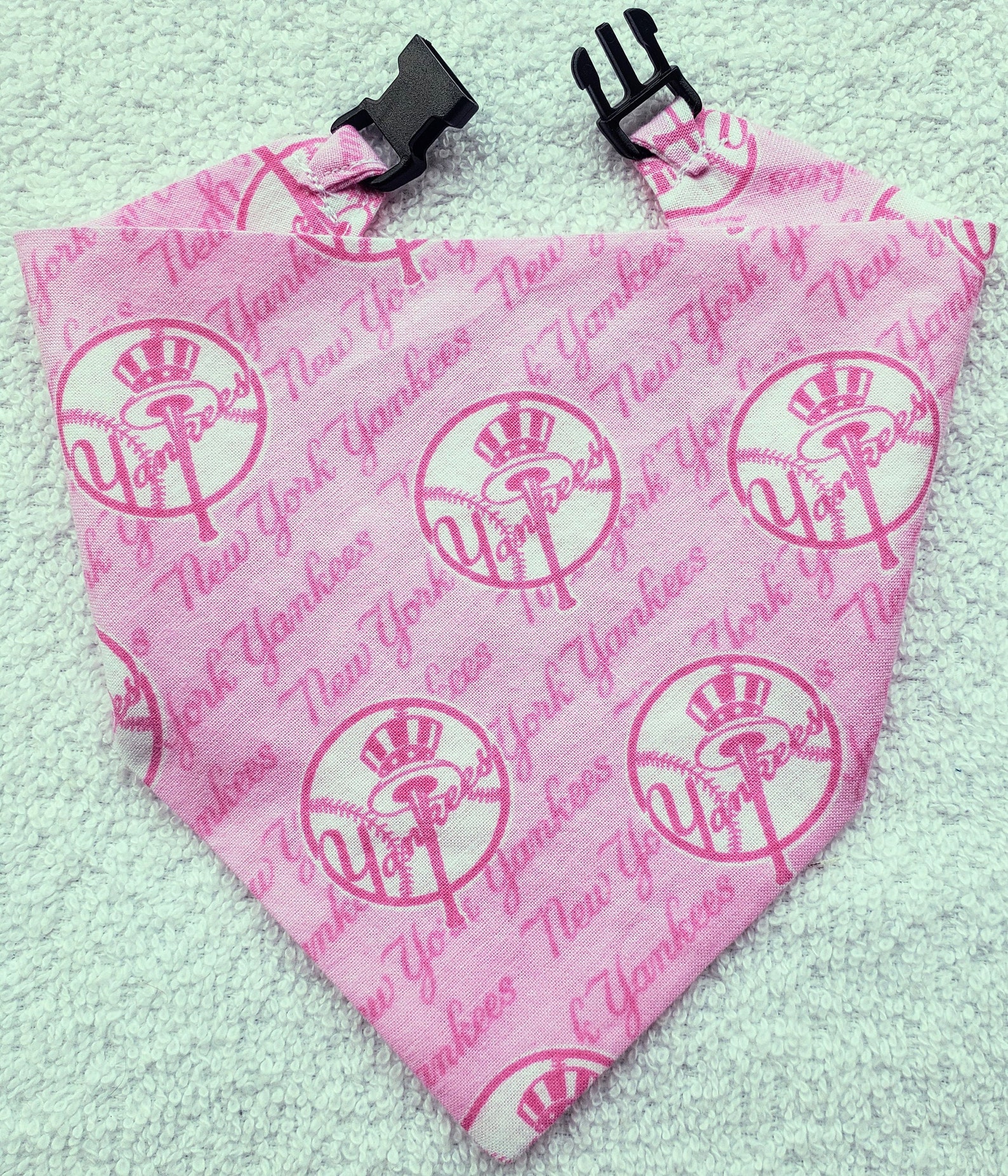 Buckle Dog Bandana Dog Bandanna Pink NEW YORK YANKEES Baseball - Etsy