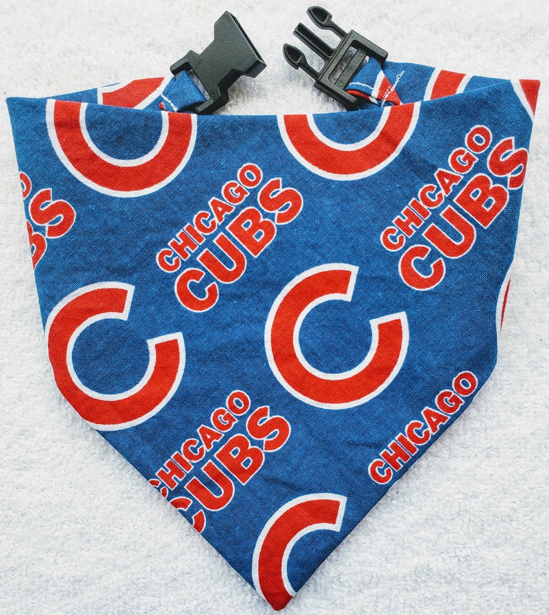 Buckle Dog Bandana Dog Bandanna CHICAGO CUBS Major League - Etsy